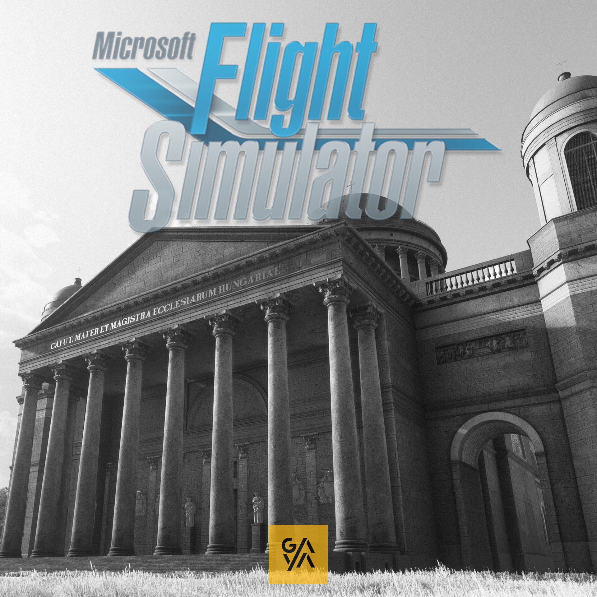 ArtStation - Basilica of Esztergom and other buildings for the Microsoft flight simulator(WU XIV)