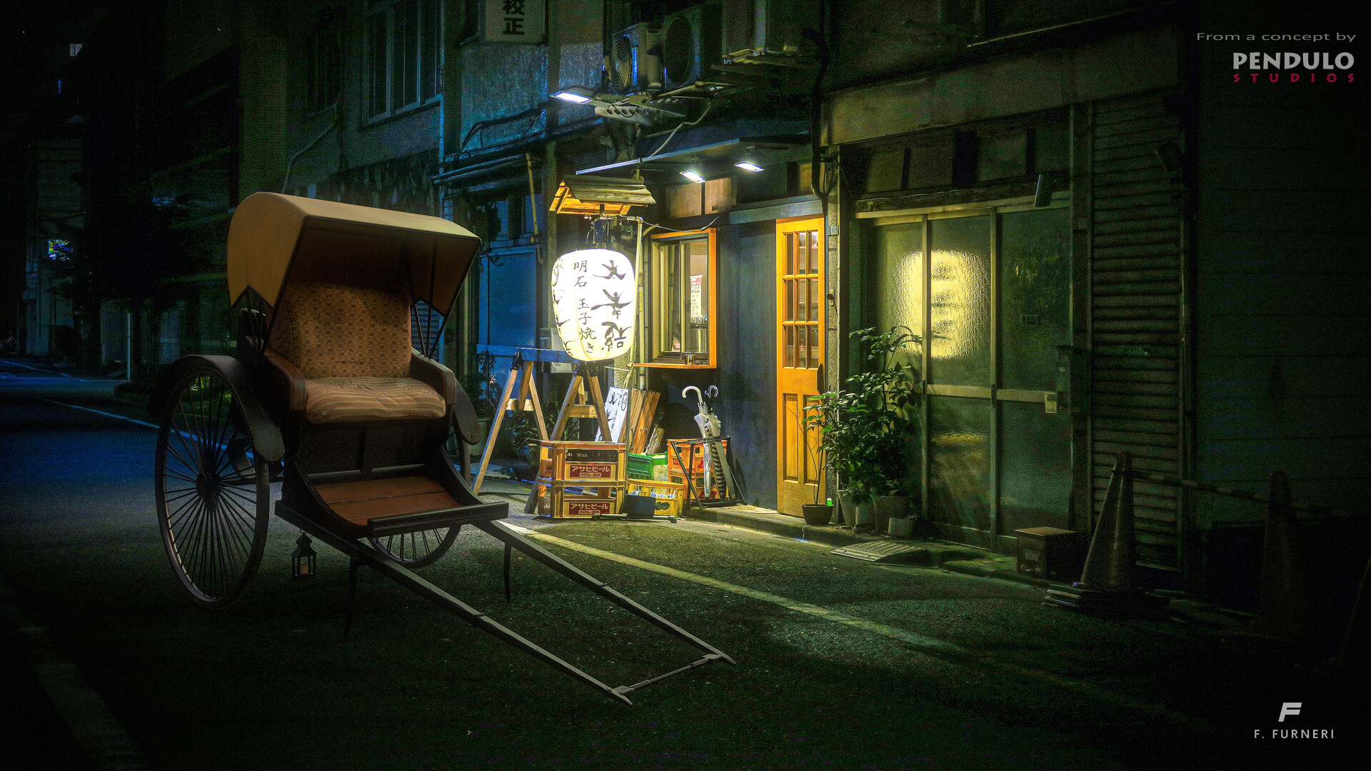 ArtStation - 3D Rickshaw Prop from a Concept - Modeling to Rendering