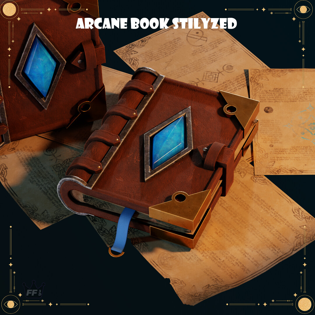 ArtStation - Arcane Book Stylized
