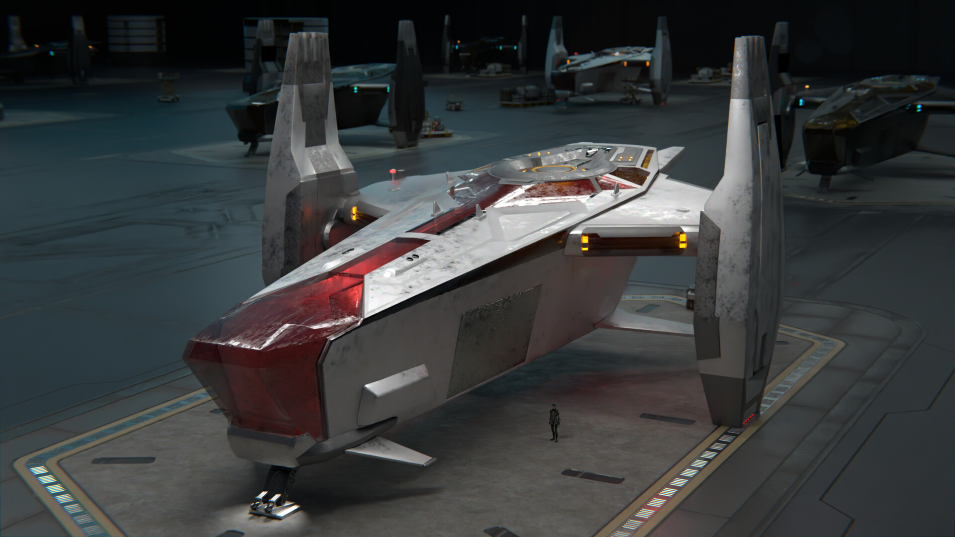 ArtStation - VTOL Dropship