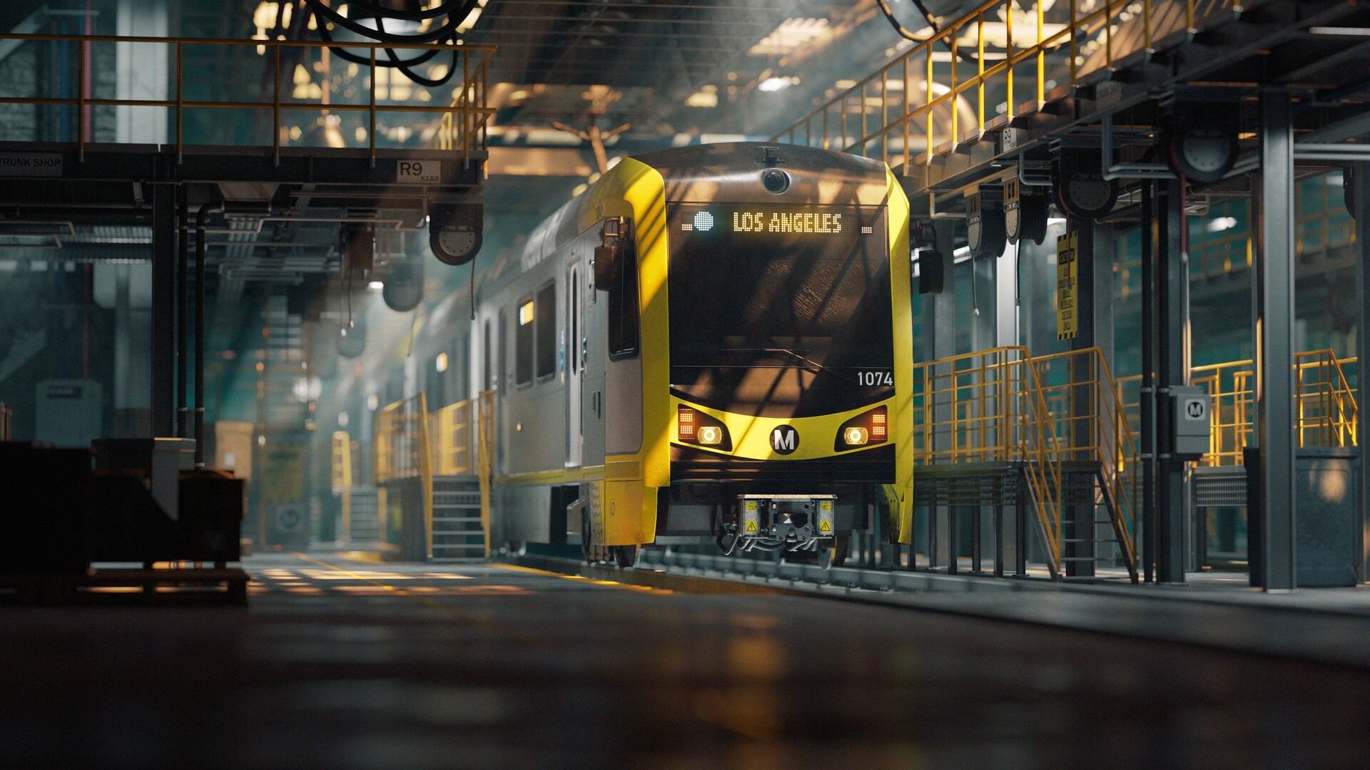 ArtStation - Los Angeles Metro Warehouse - 3D Enviromental Art