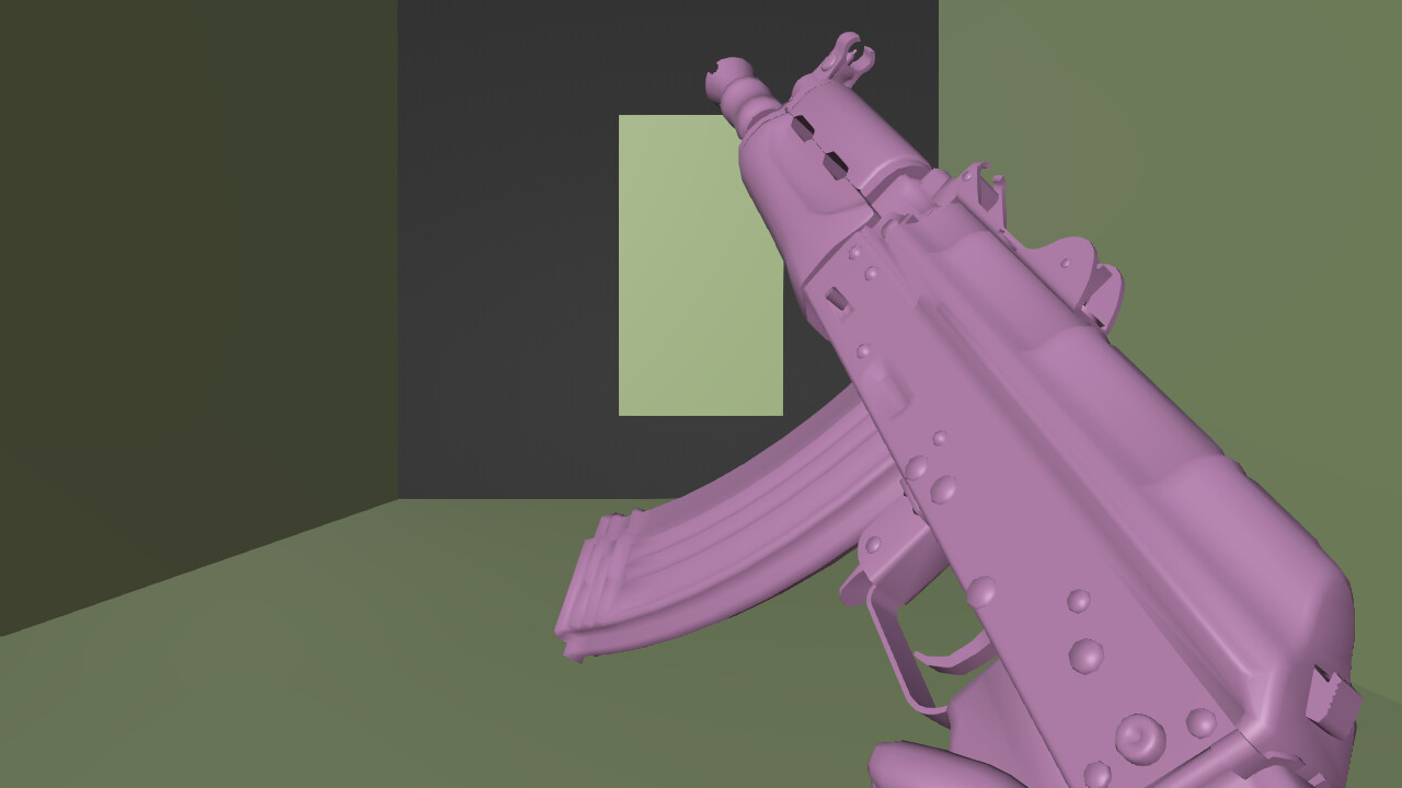 ArtStation - Modern Warfare-Inspired AK-47 First-Person Animation in ...