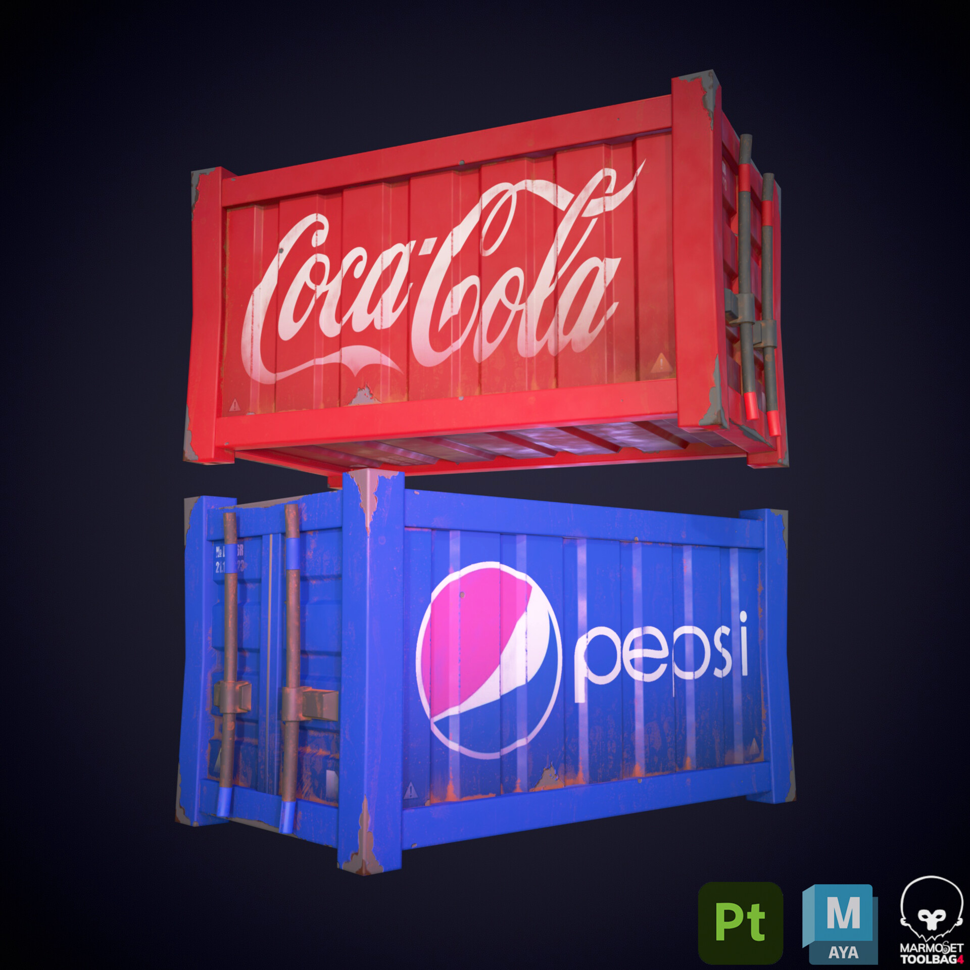 ArtStation - Stylized container