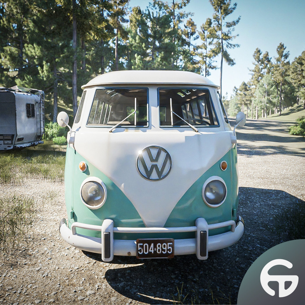 ArtStation - Volkswagen T1 Classic Camper