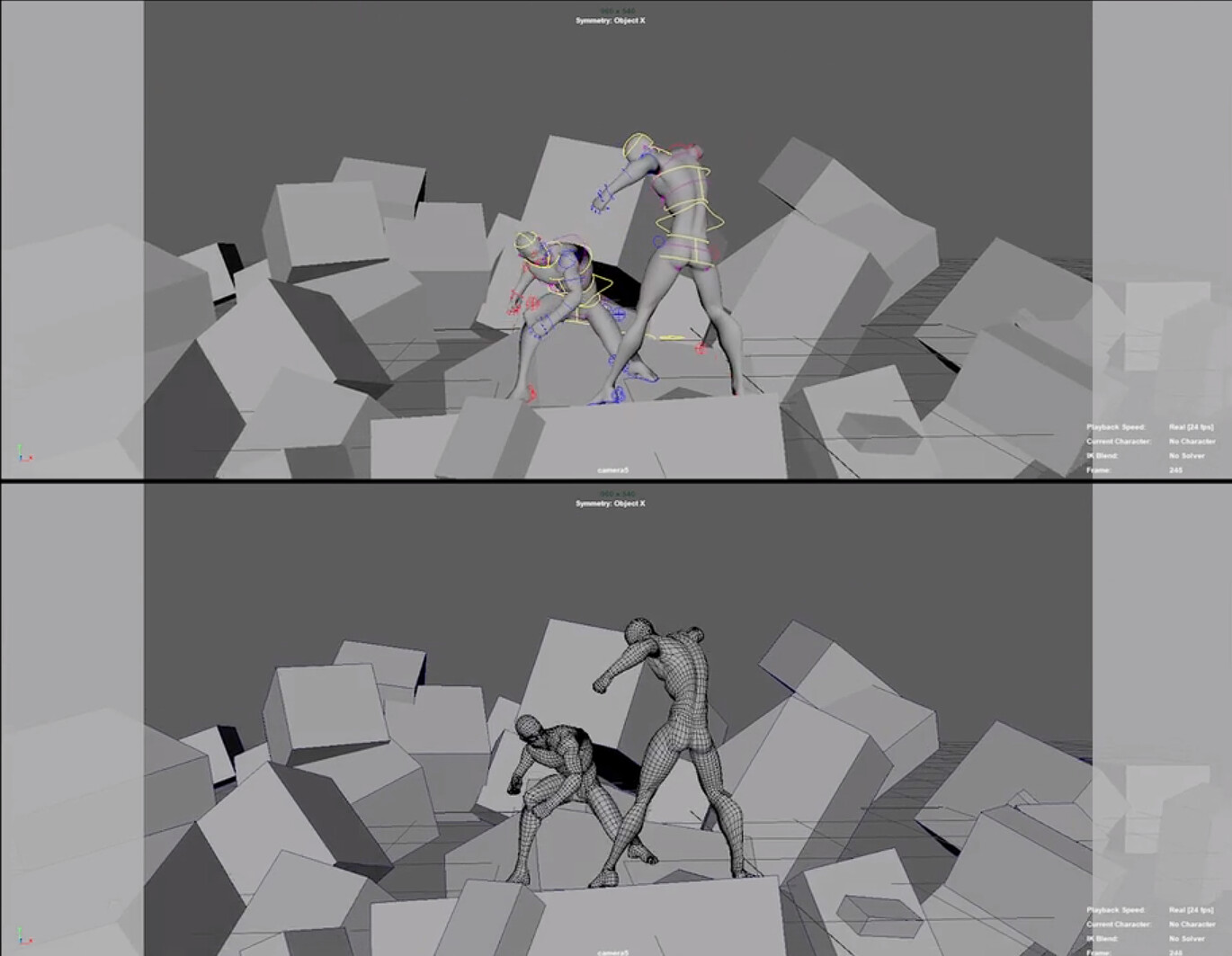 ArtStation - Fight Animation