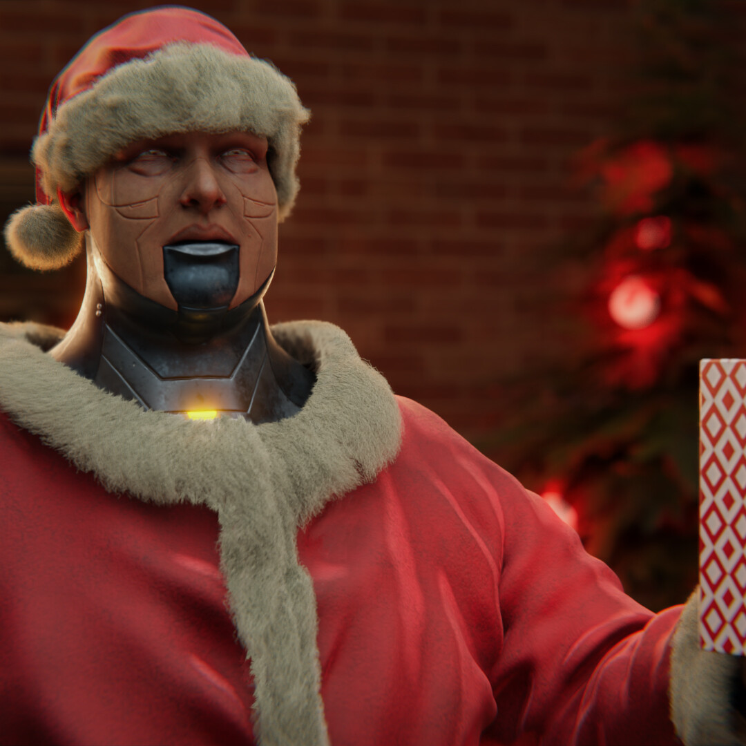 ArtStation - Santa Clause Robot