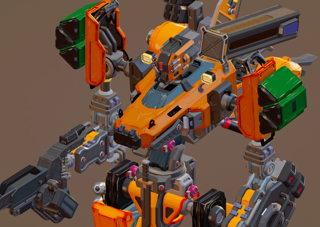 ArtStation - Urban control Mech