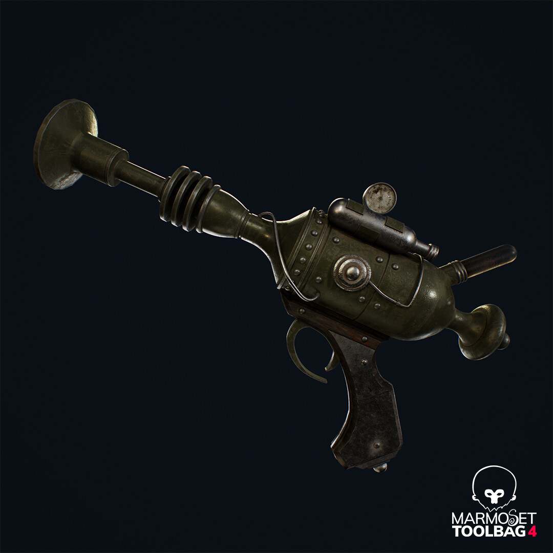 ArtStation - Steampunk Ray Gun