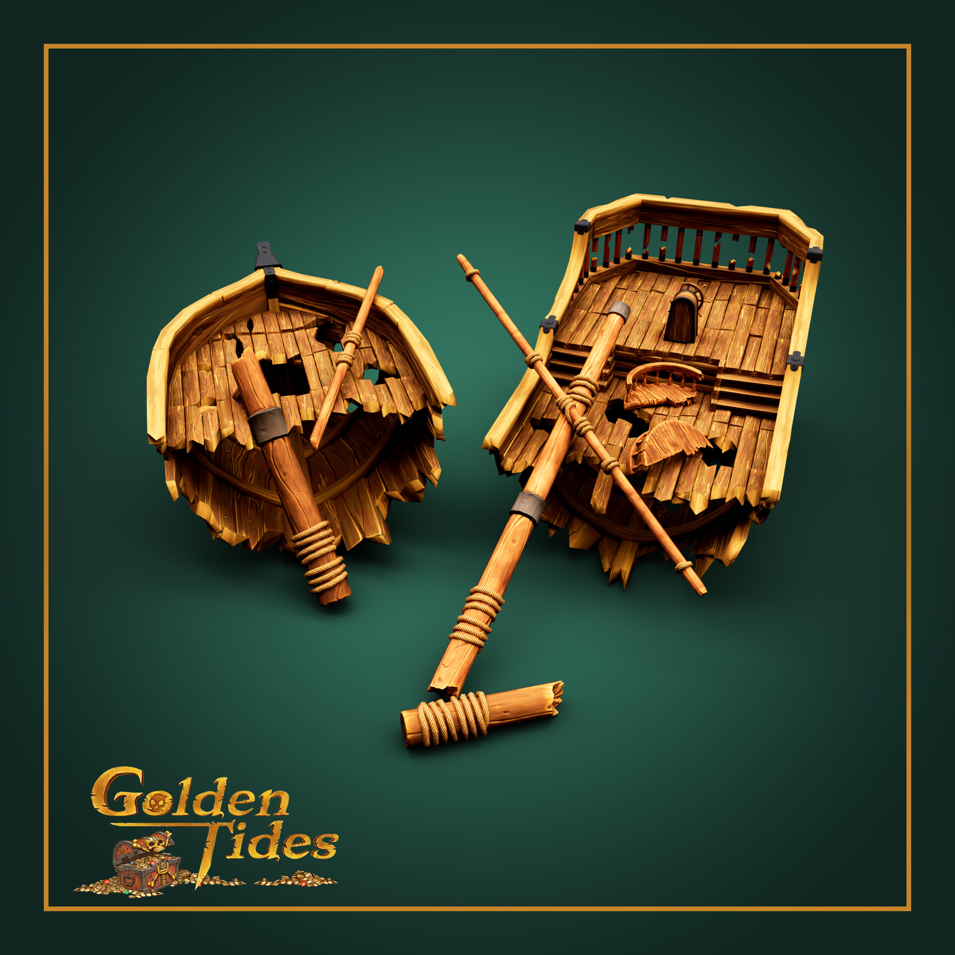 ArtStation - Wrecked ship