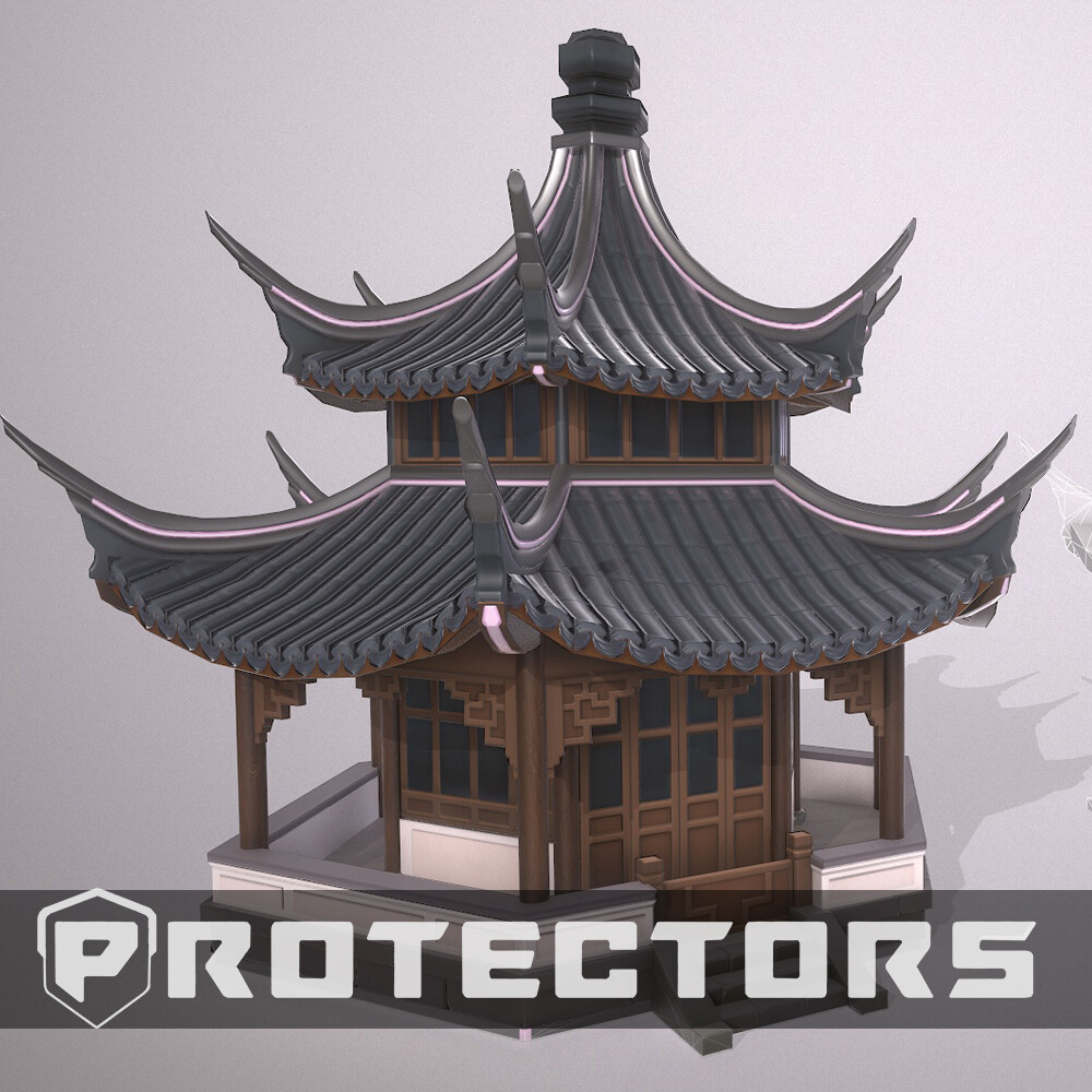 ArtStation - Protectors - shooter legends environment asset