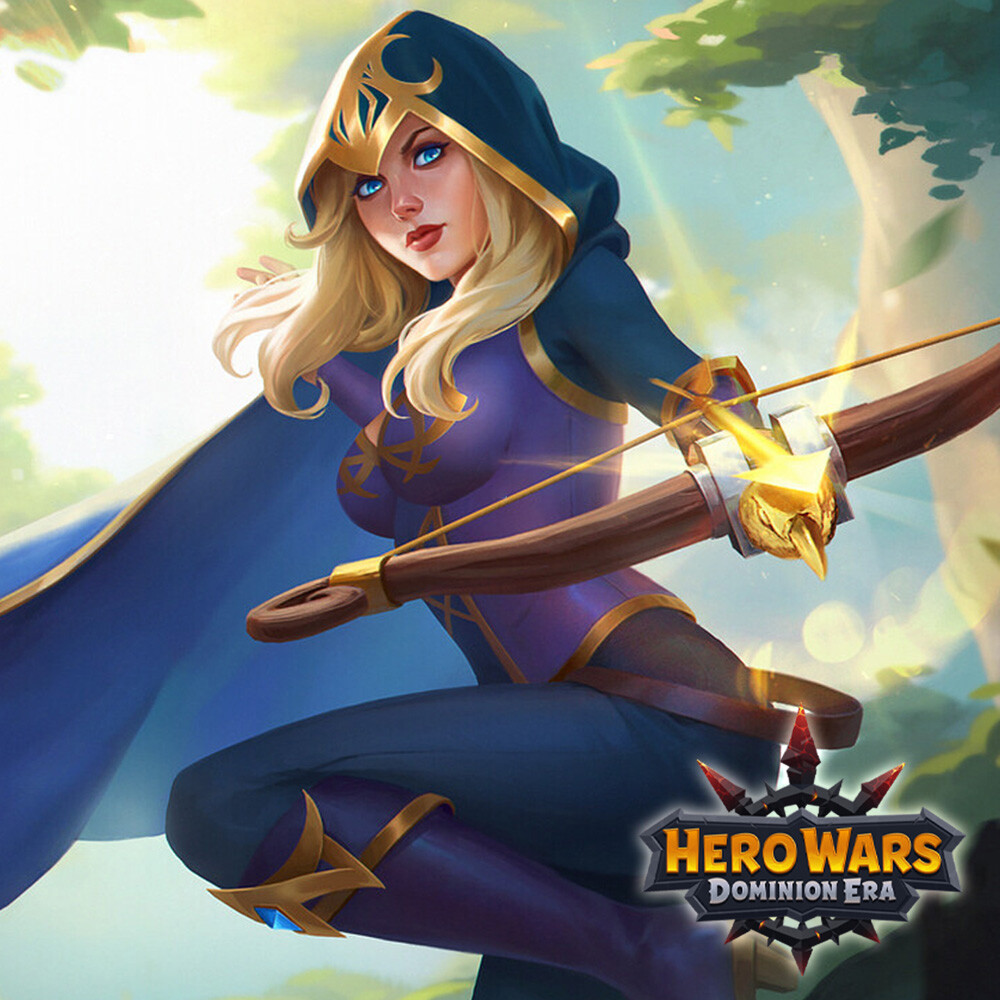 Artstation Artemis The Witch Hunter Hero Wars Splash Art