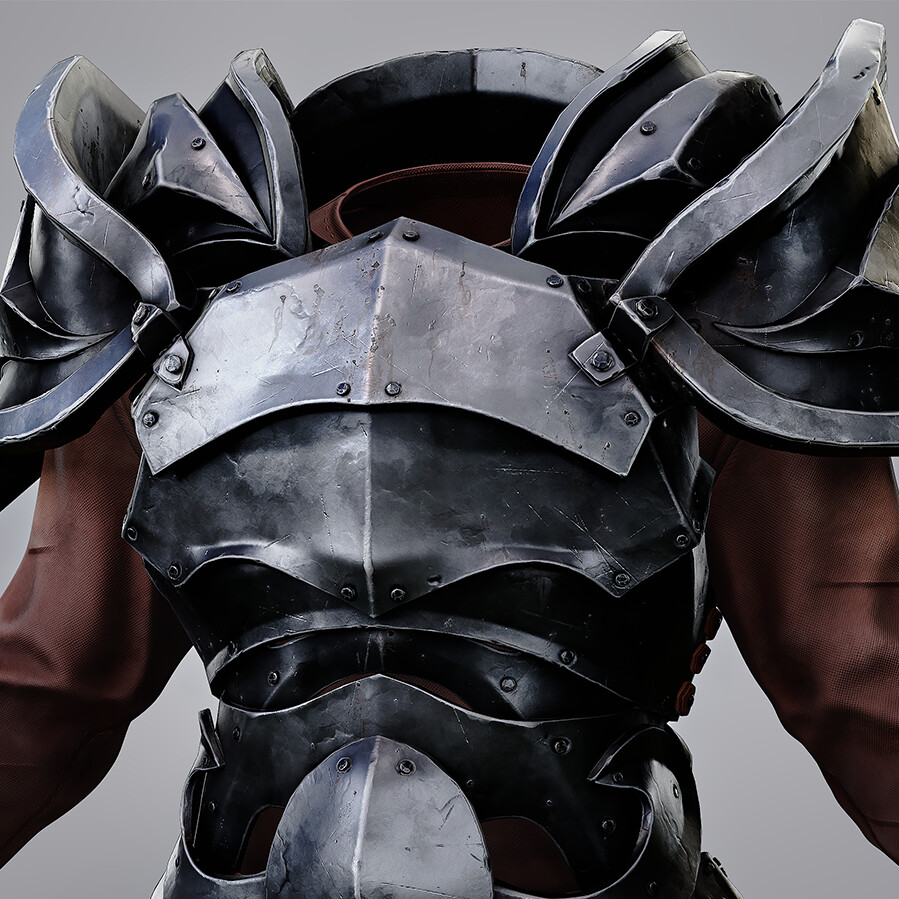 ArtStation - PBR Realistic Armor Study