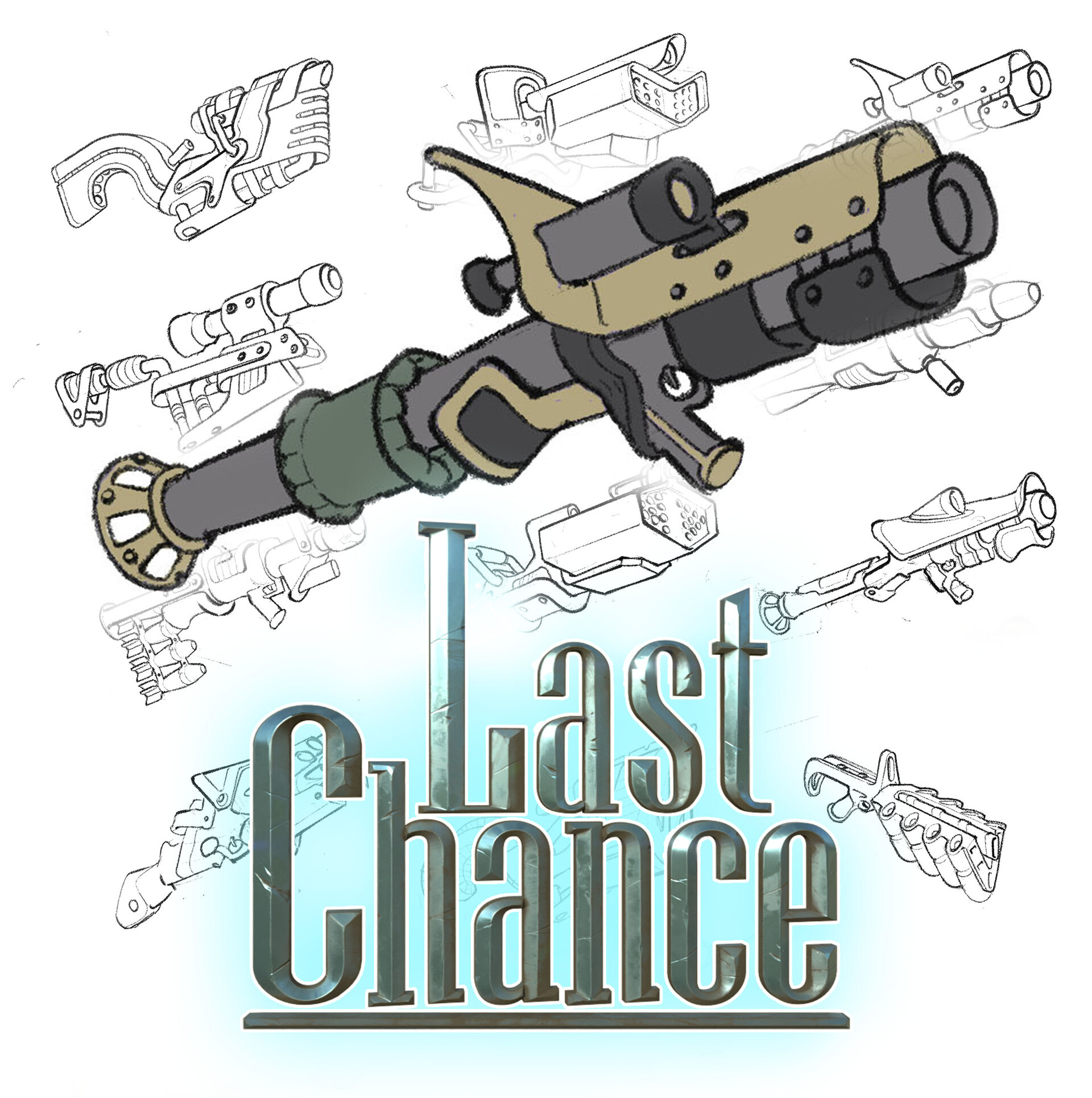 ArtStation - Rocket launcher concept for Last Chance