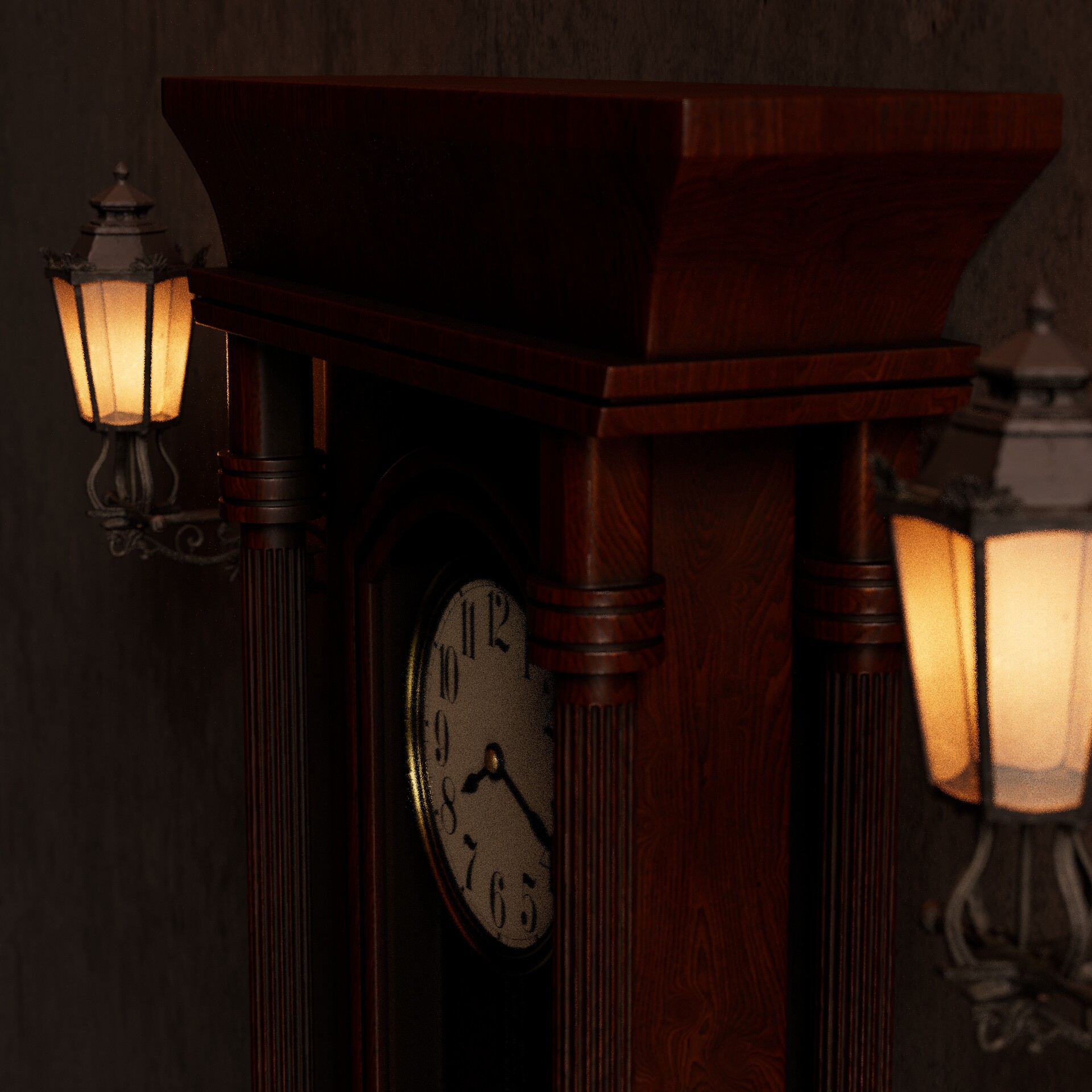 ArtStation - Antique Wall Clock