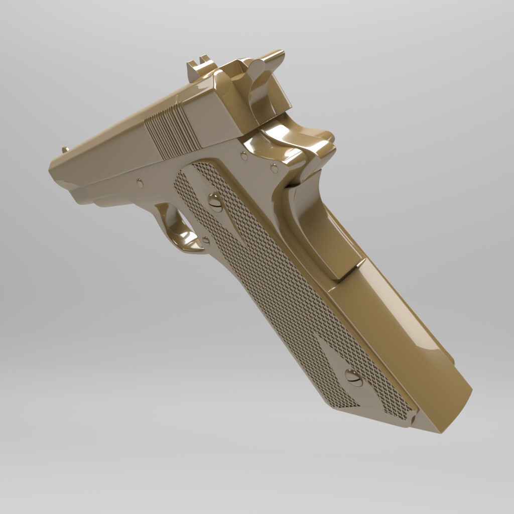 ArtStation - 3D MODELING GUN