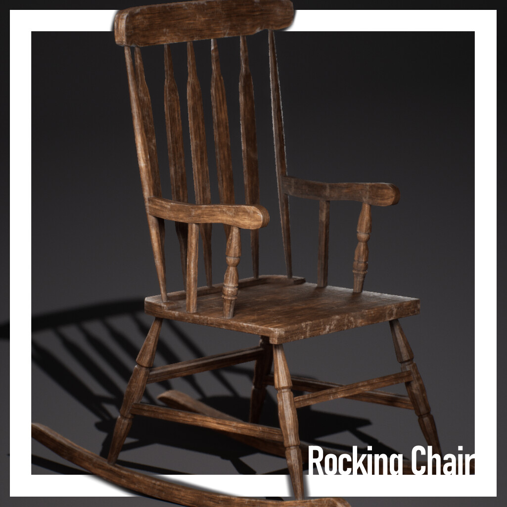 ArtStation - Rocking Chair Prop