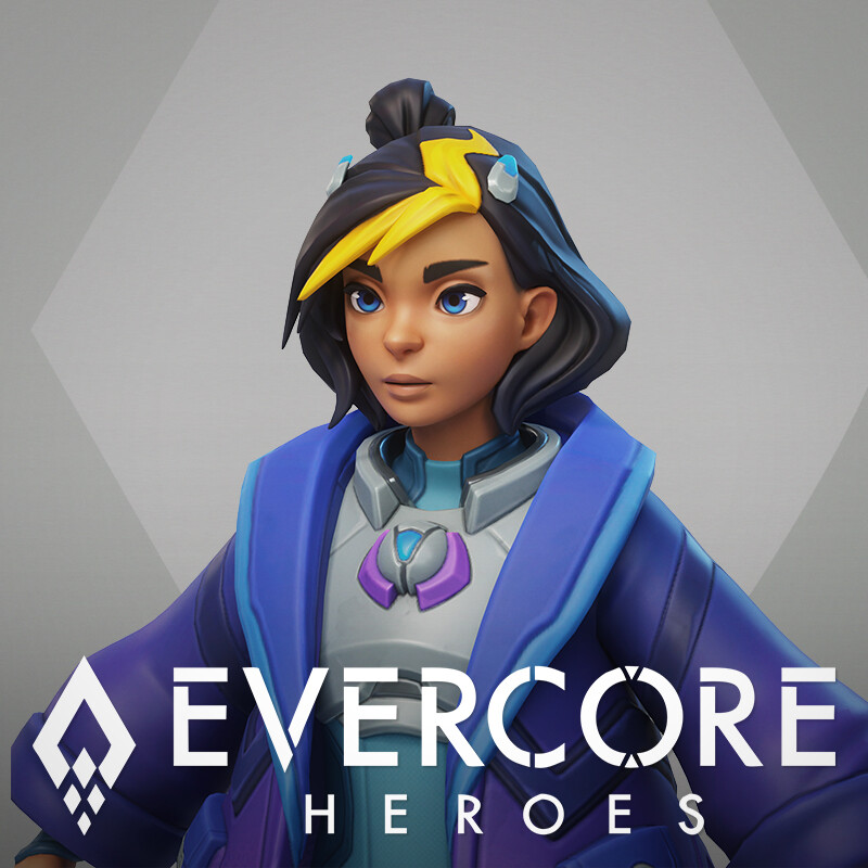 ArtStation - EVERCORE HEROES - SKYE BASE SKIN