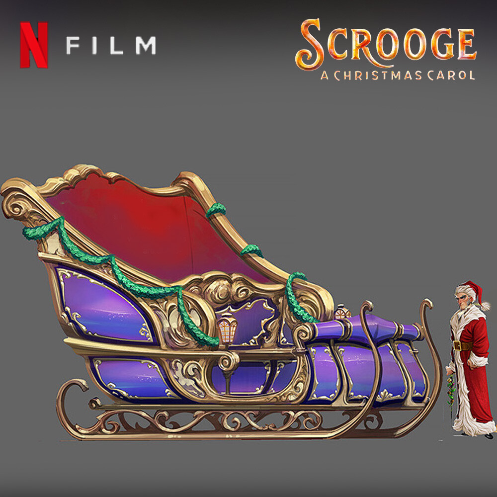 ArtStation - Scrooge - Sleigh design