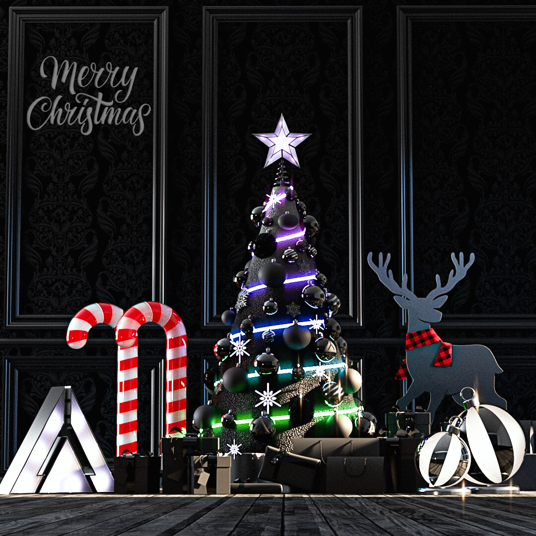 ArtStation - XMAS TREE BLACK