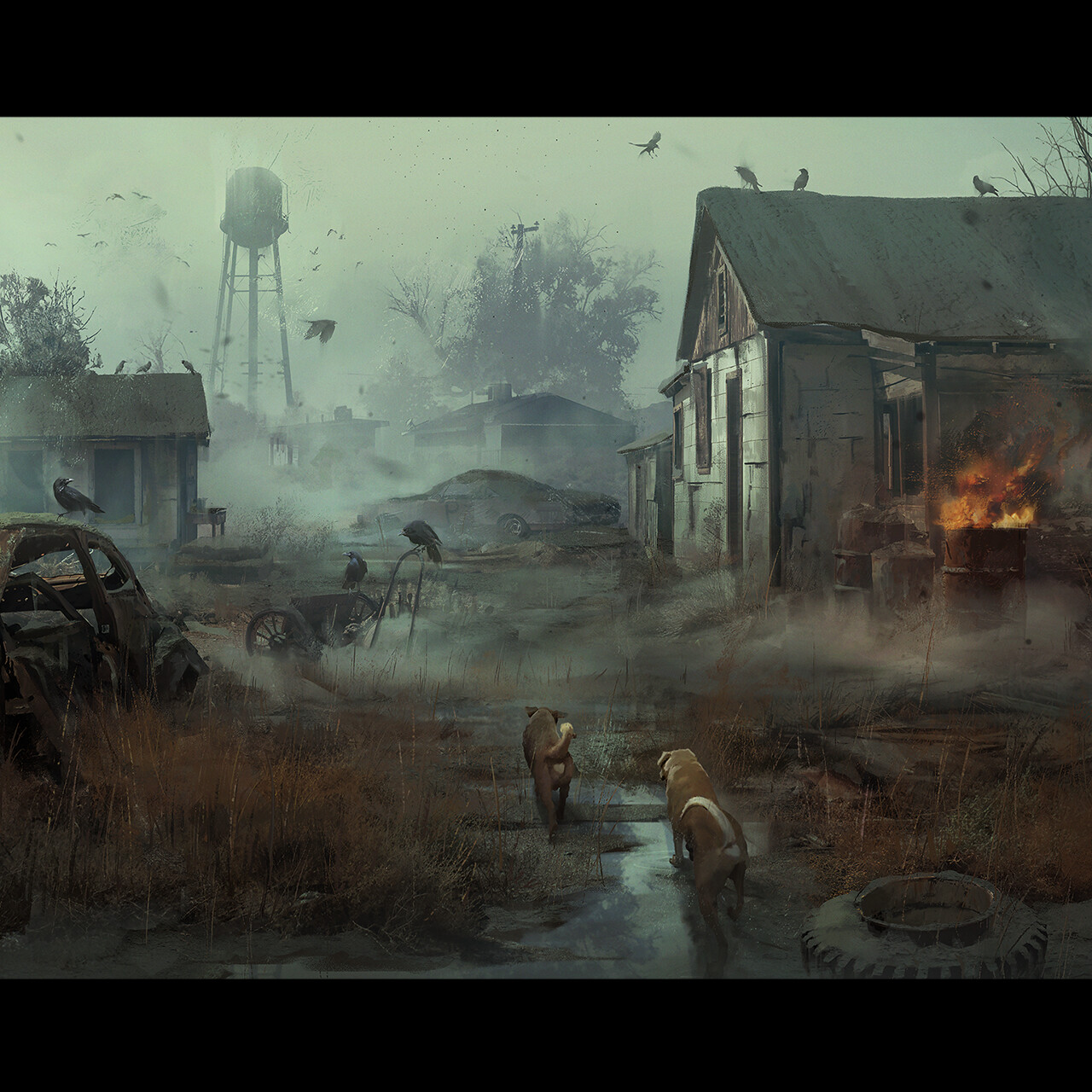 ArtStation - Fallout Town