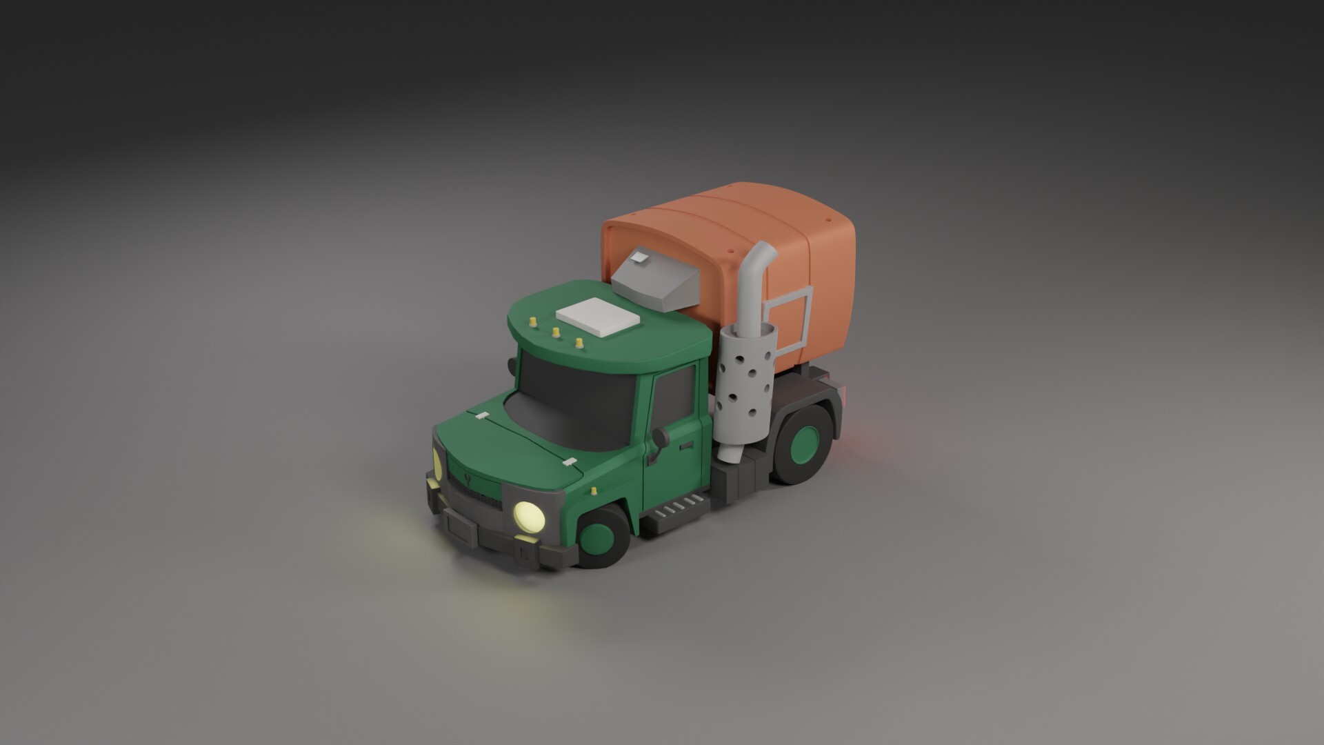 ArtStation - Garbage Truck