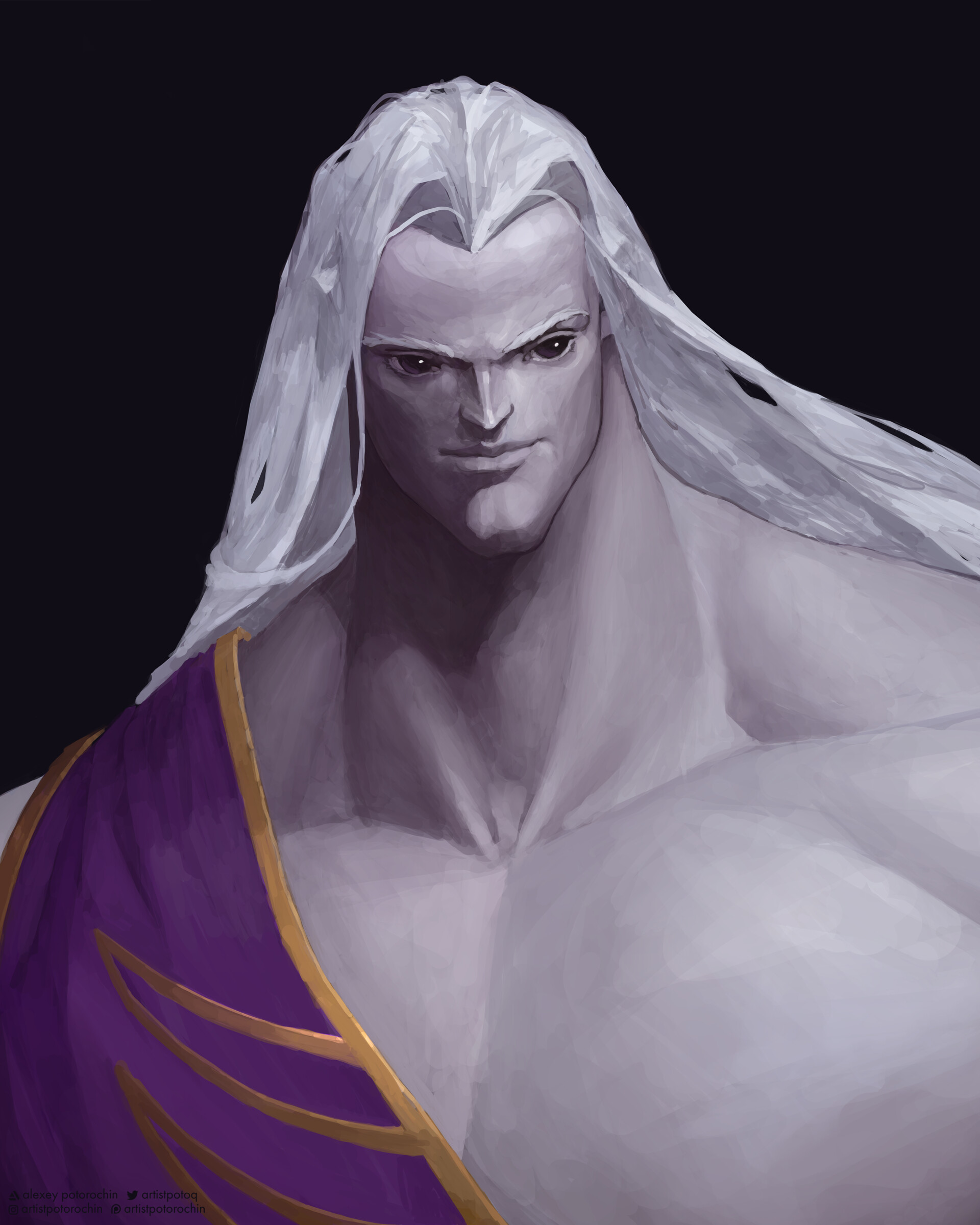 ArtStation - Primarch Fulgrim, before the Great Crusade