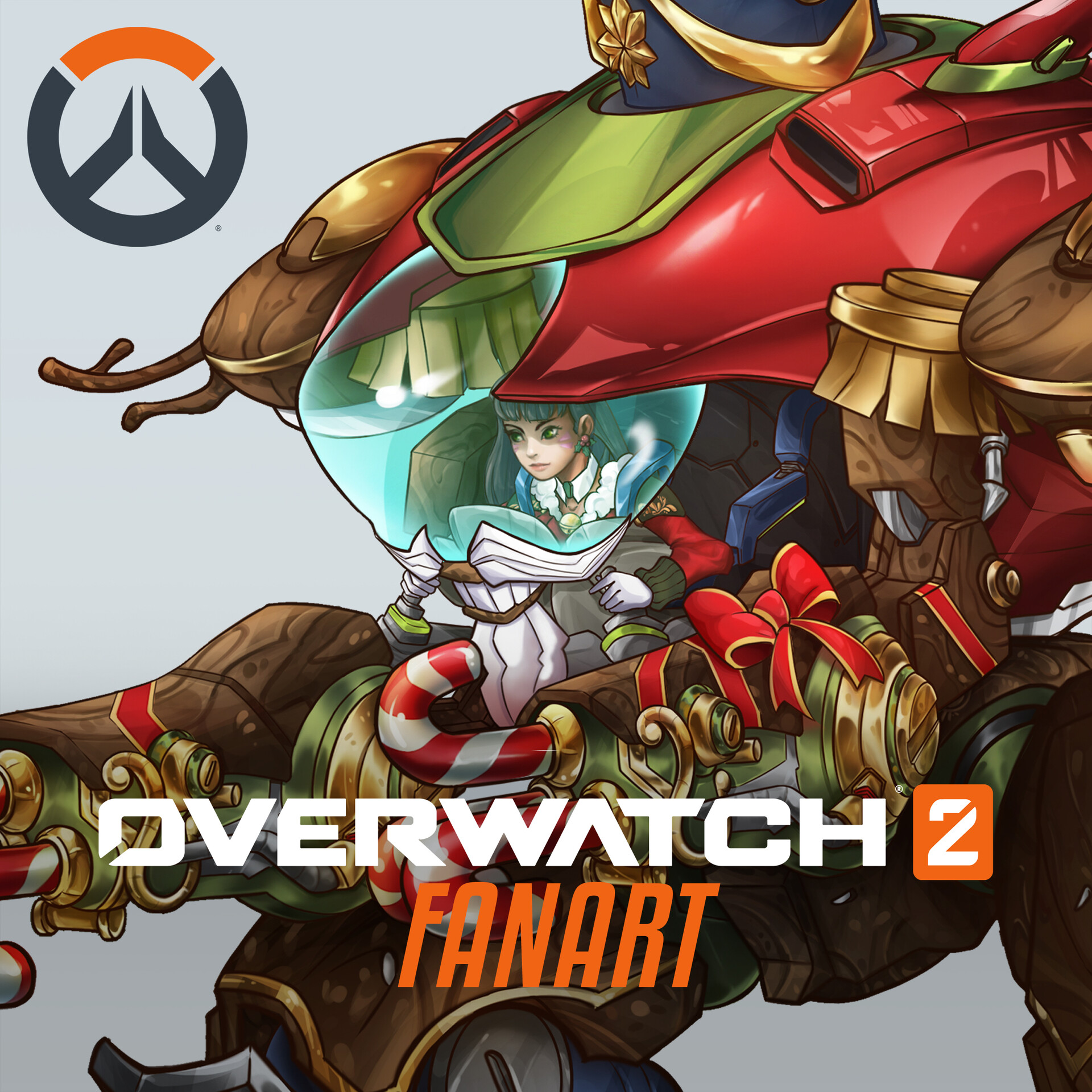 ArtStation - Overwatch 2 - Nutcracker D.VA: MECHy Holidays