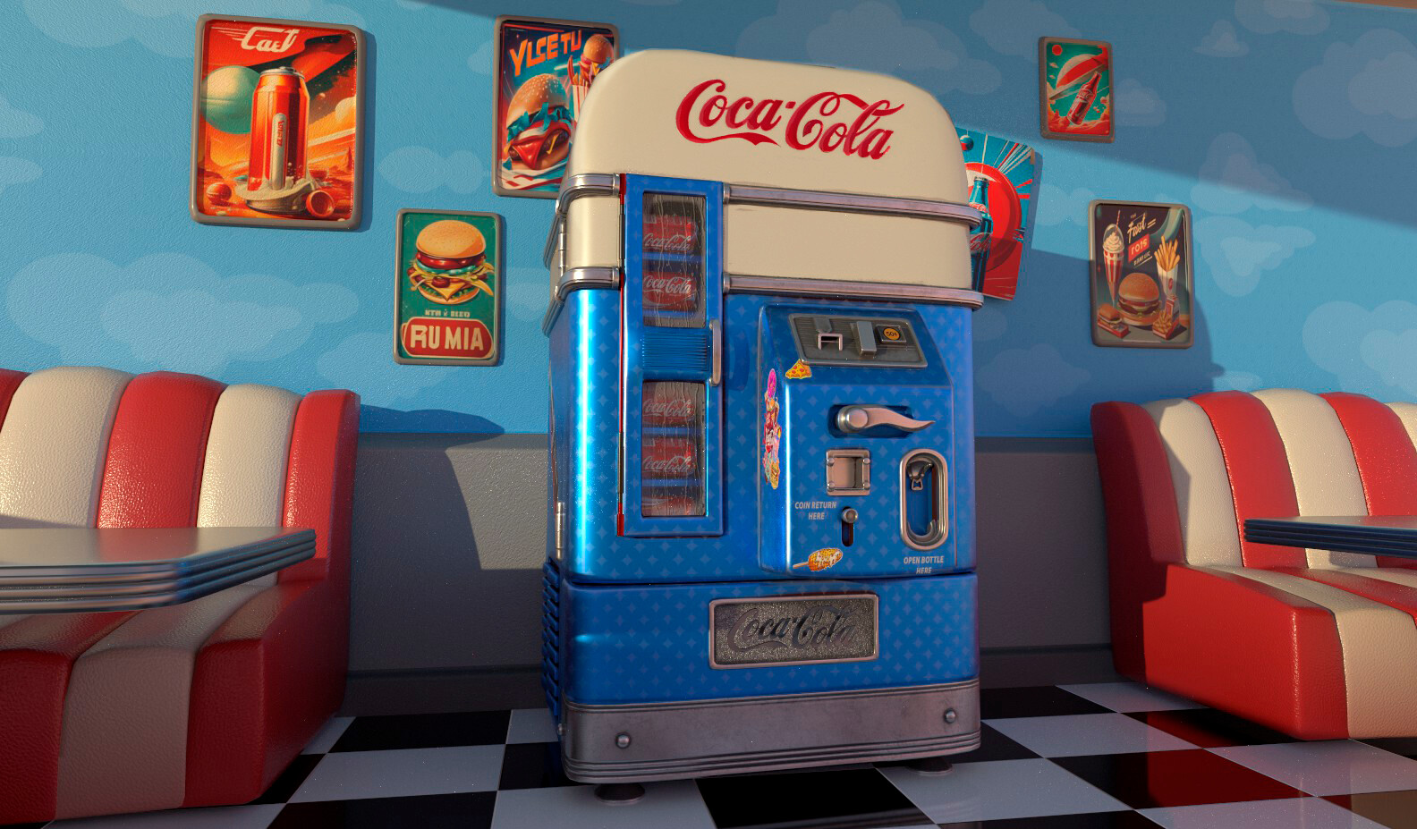 ArtStation - Coca Cola Vending Machine