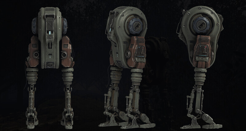 ArtStation - Steampunk mecha robot