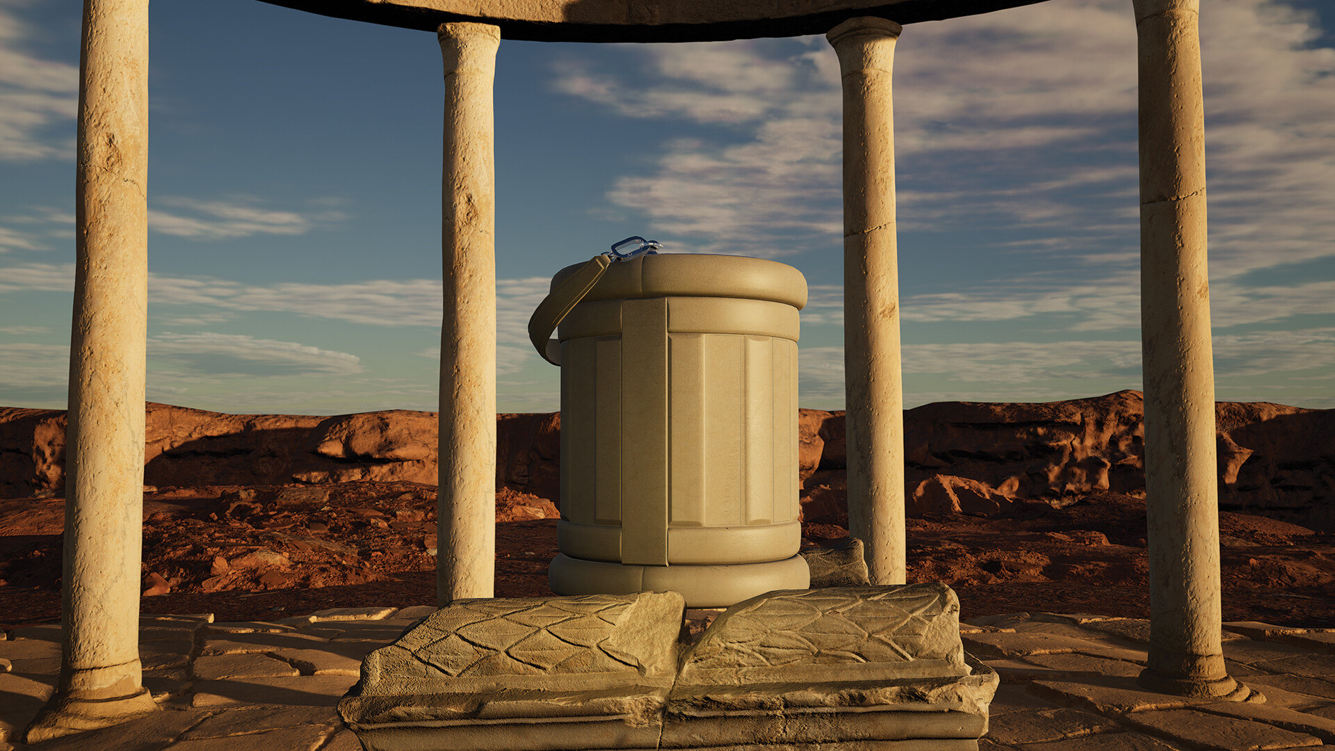ArtStation - Roman bag column