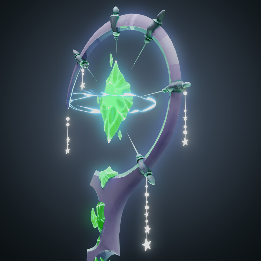 ArtStation - Stylized Magic Staff