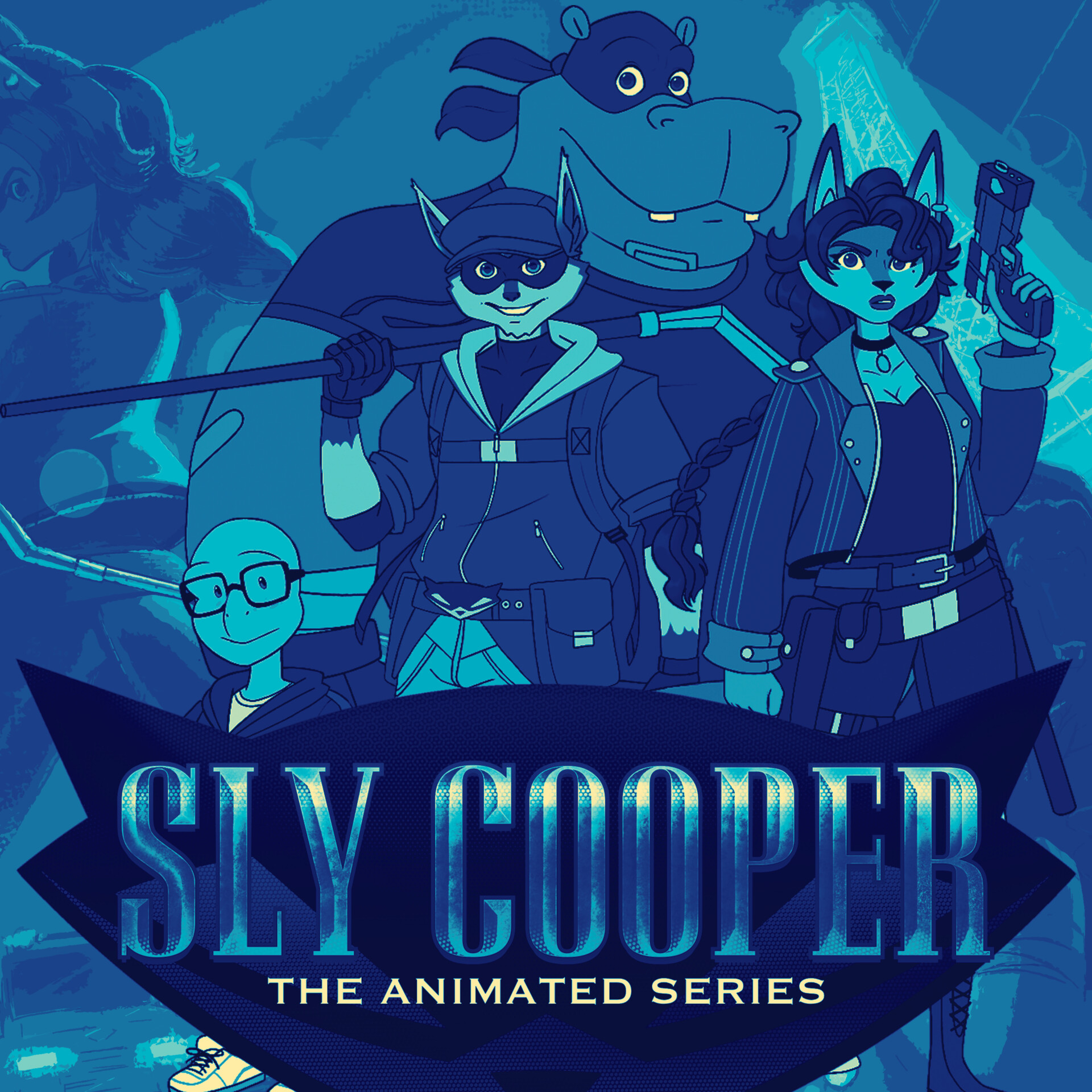 ArtStation - SC1 - Sly Raccoon Character Design