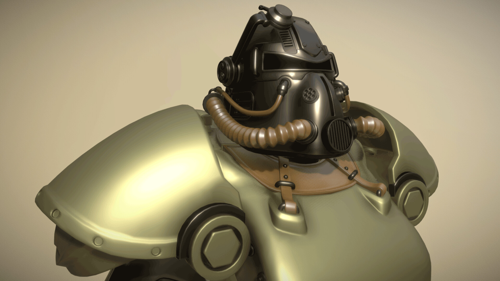 ArtStation - Power Armor T51 from Fallout