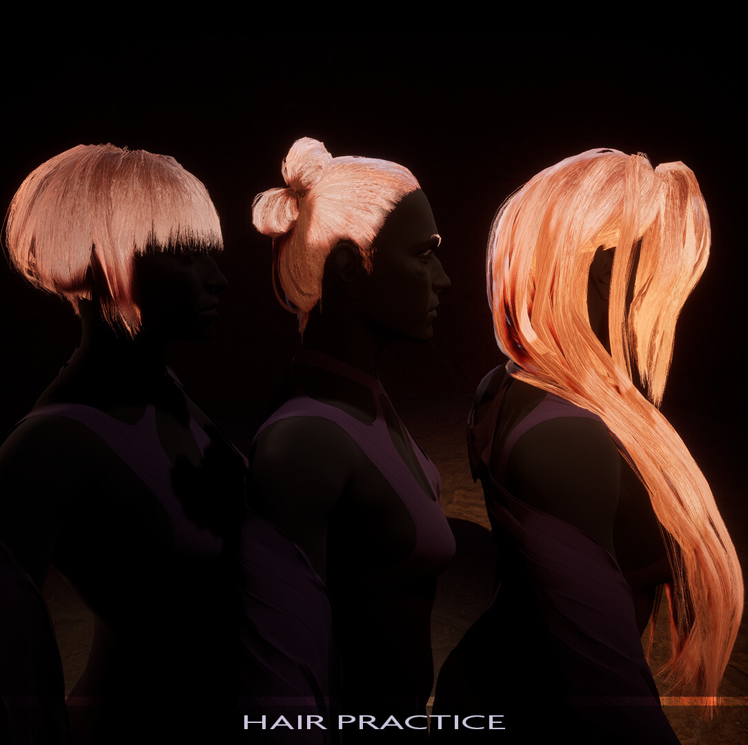 ArtStation - Real-Time Hair Practice