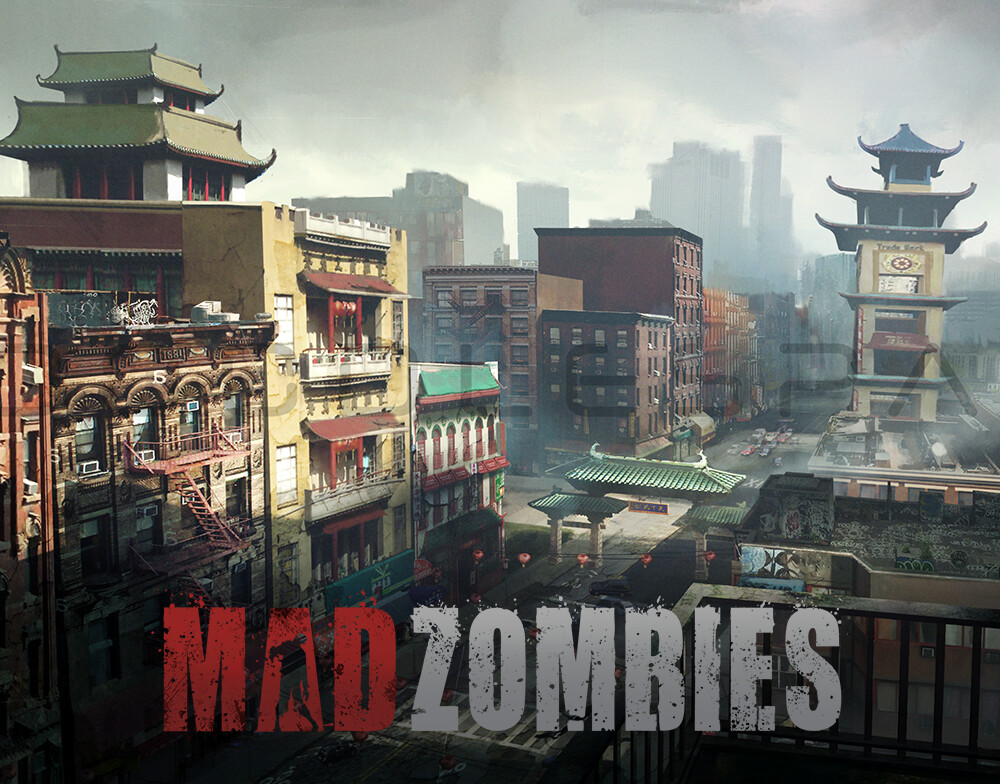 ArtStation - China Town in apocalypse