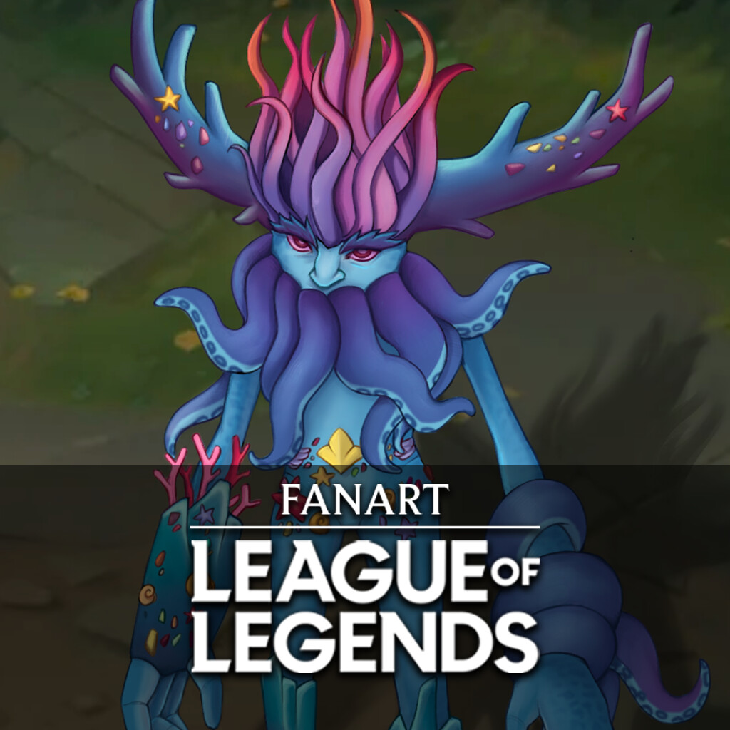 ArtStation - League of Legends Fanart | Coral Reef Ivern