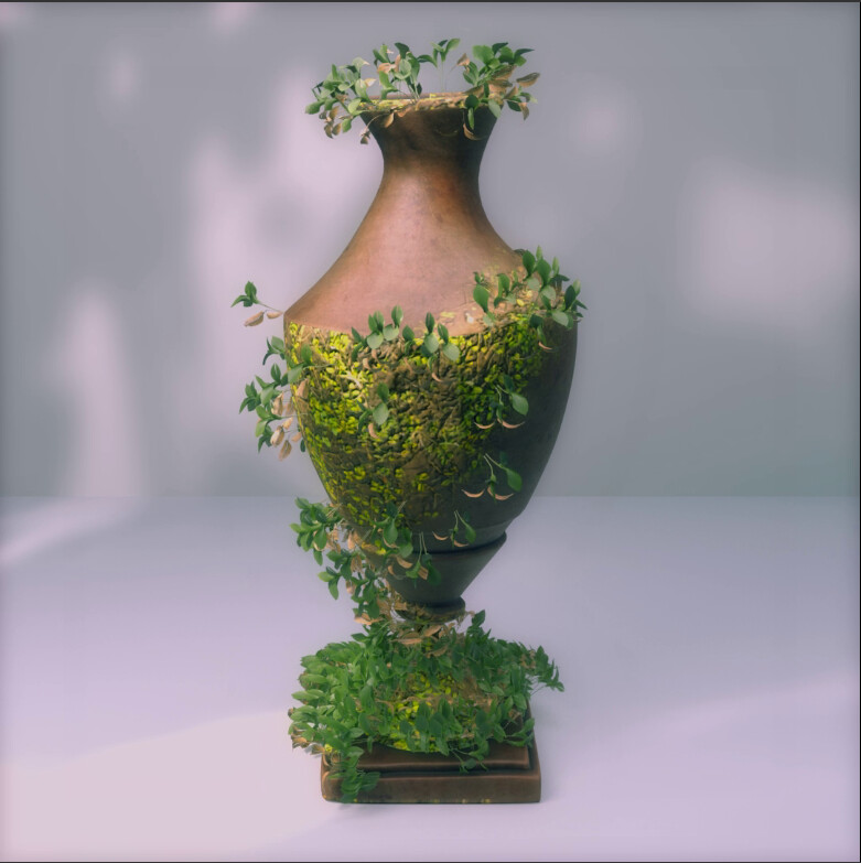 ArtStation - Stylized Vase Time Lapse Animation