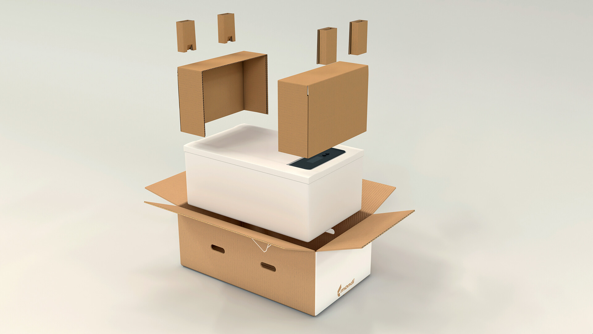 ArtStation - Oluklu Karton Katlama 3D video animasyon/Corrugated Cardboard Folding 3D video ...