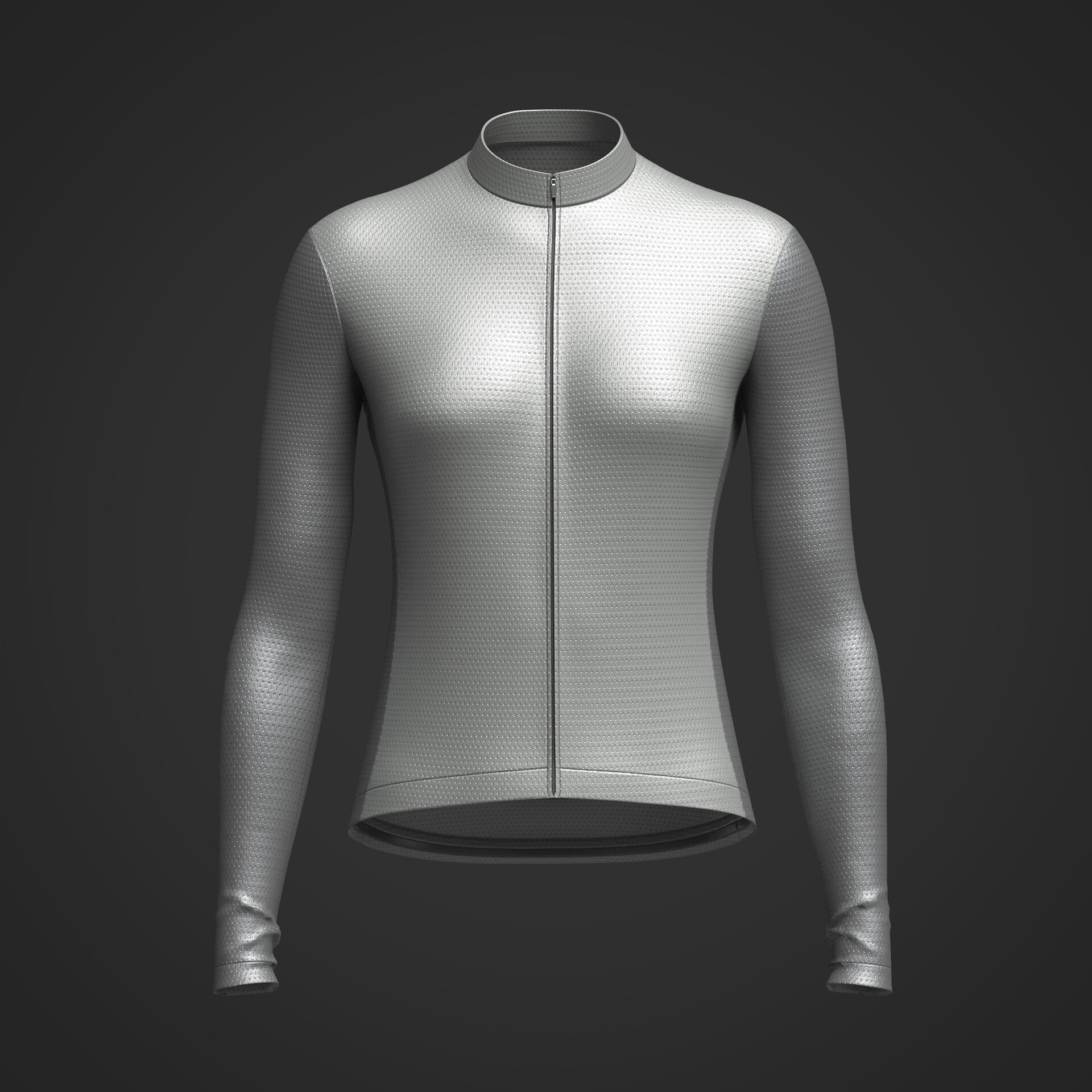 ArtStation - Womens Full Sleeve Cycling Jersey 3d Model