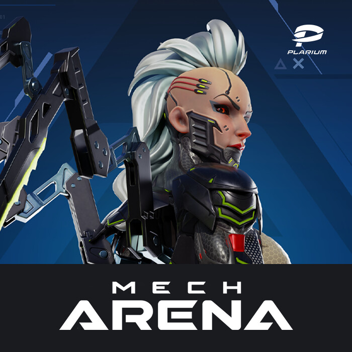 ArtStation - Acantha - Mech Arena pilot 3d model.