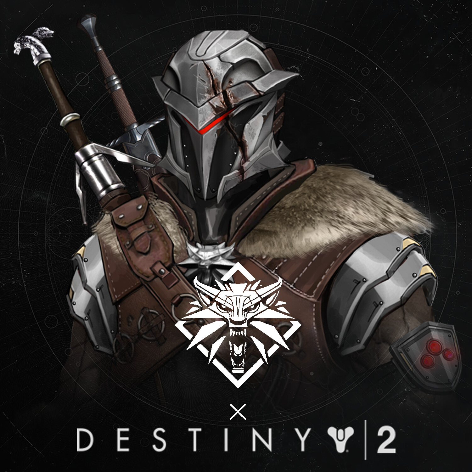 ArtStation - Witcher X Destiny 2 - Hexer Warlock Armor