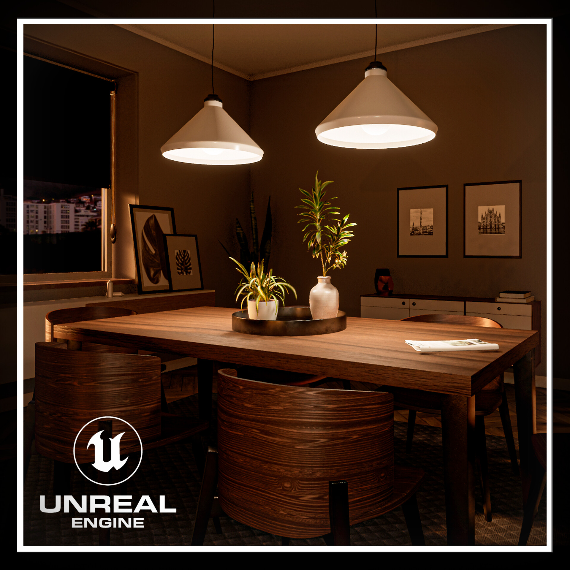 ArtStation - Unreal Apartment / Sunrise Lighting
