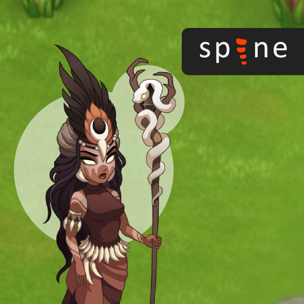 ArtStation - Kreya | Character animation | Spine 2D