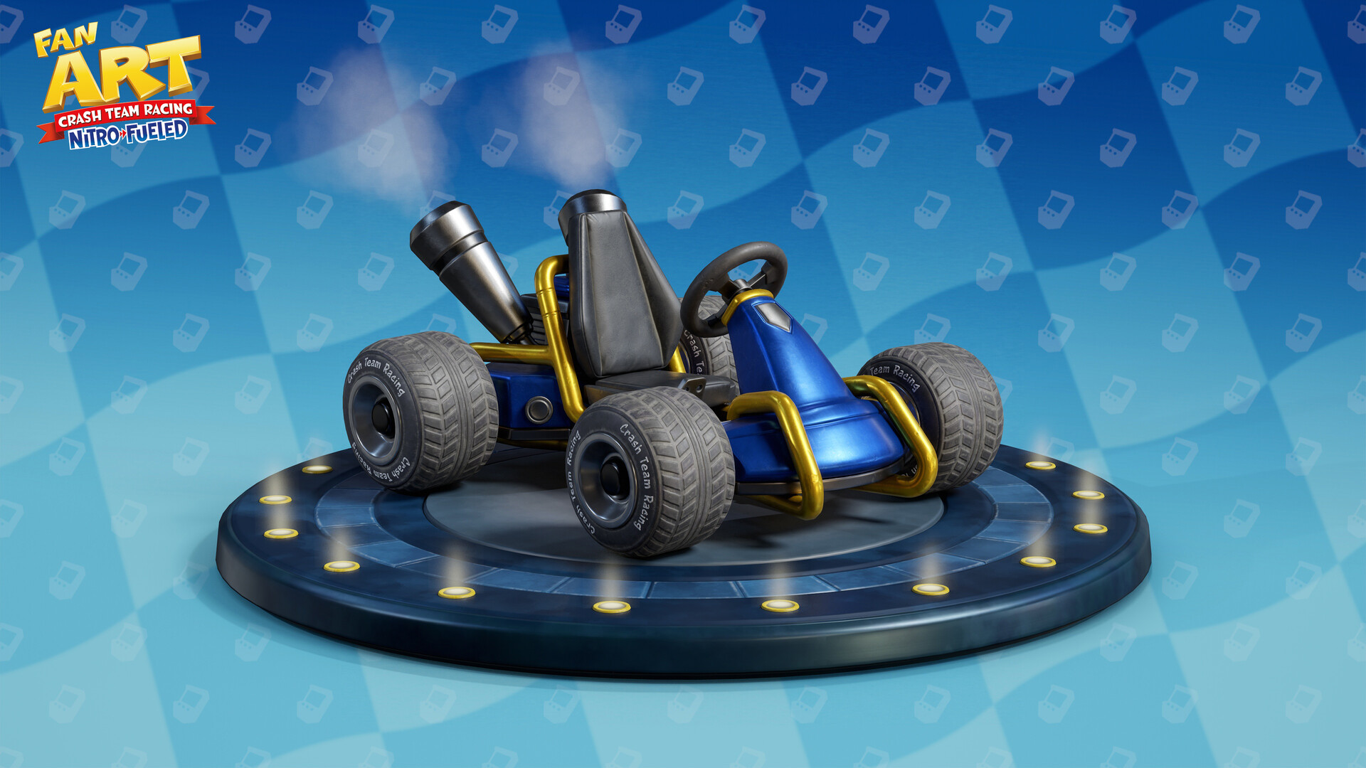 ArtStation - Fan Art - CTR - Classic Kart
