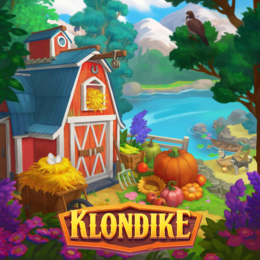 ArtStation - Klondike Adventures Atmospheric sketch