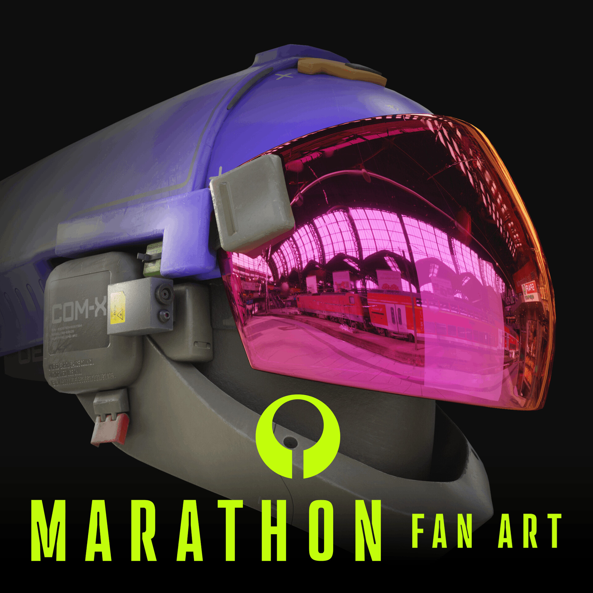 ArtStation - UESC Marathon Helmet