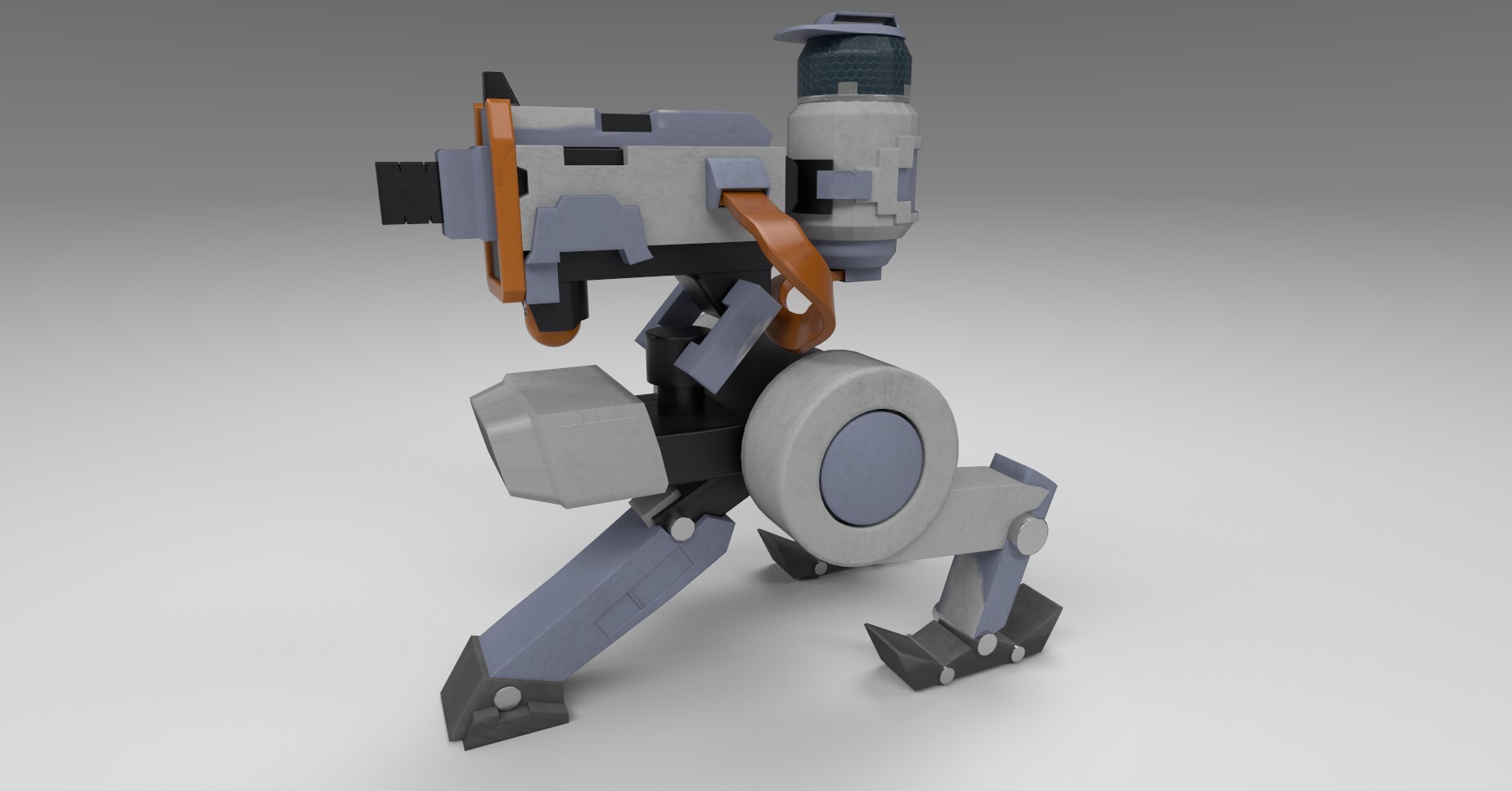 ArtStation - Turret_3D_Model