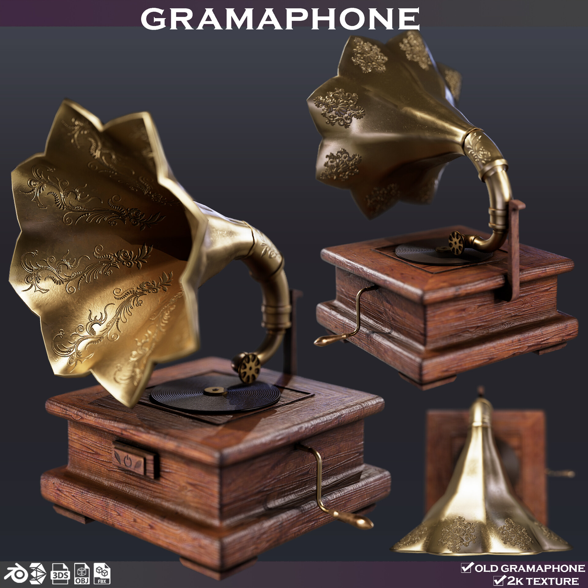 ArtStation - gramaphone