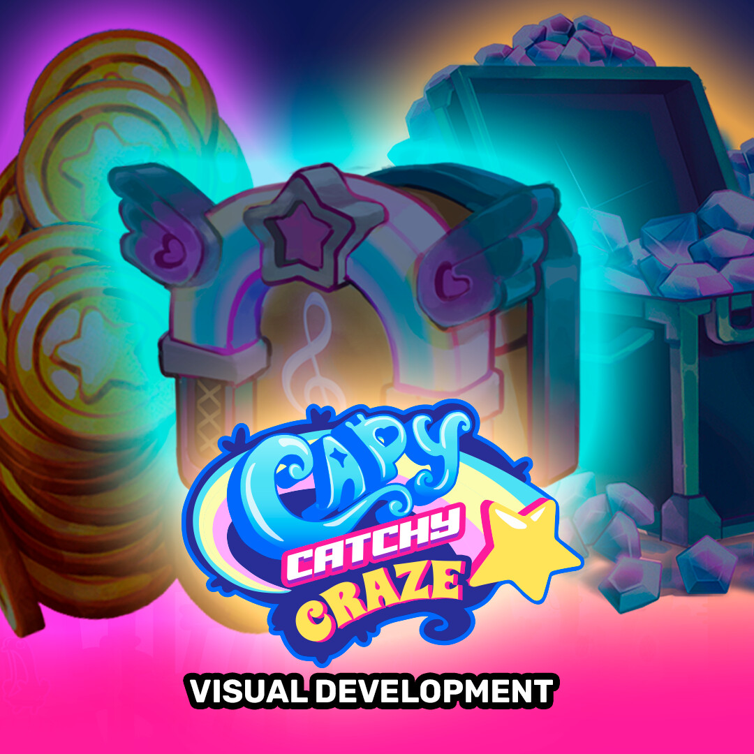 ArtStation - Capy Catch Craze - UI Kit and VisDev