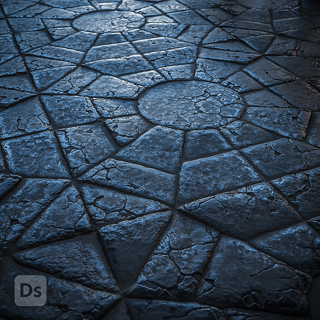 ArtStation - Medieval Stone Floor - Substance Designer Material